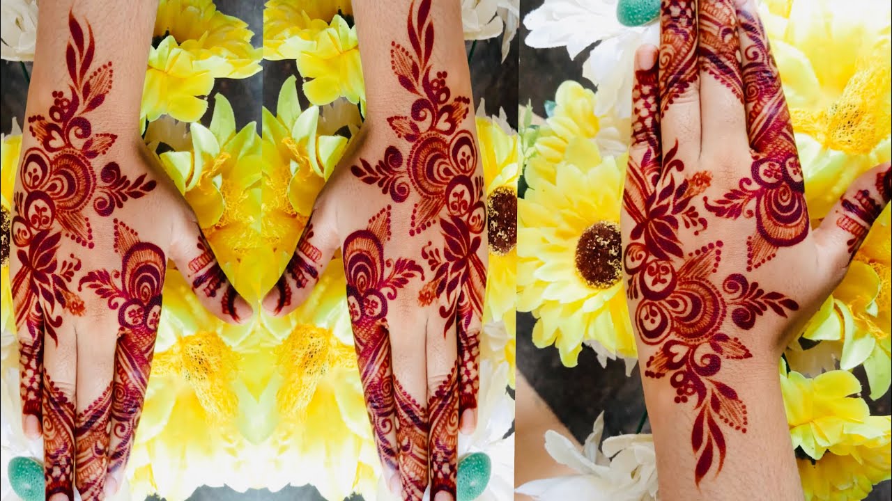 2021 New Style Back Hand Mehndi Design || Ifrah’s Mehndi Design - YouTube
