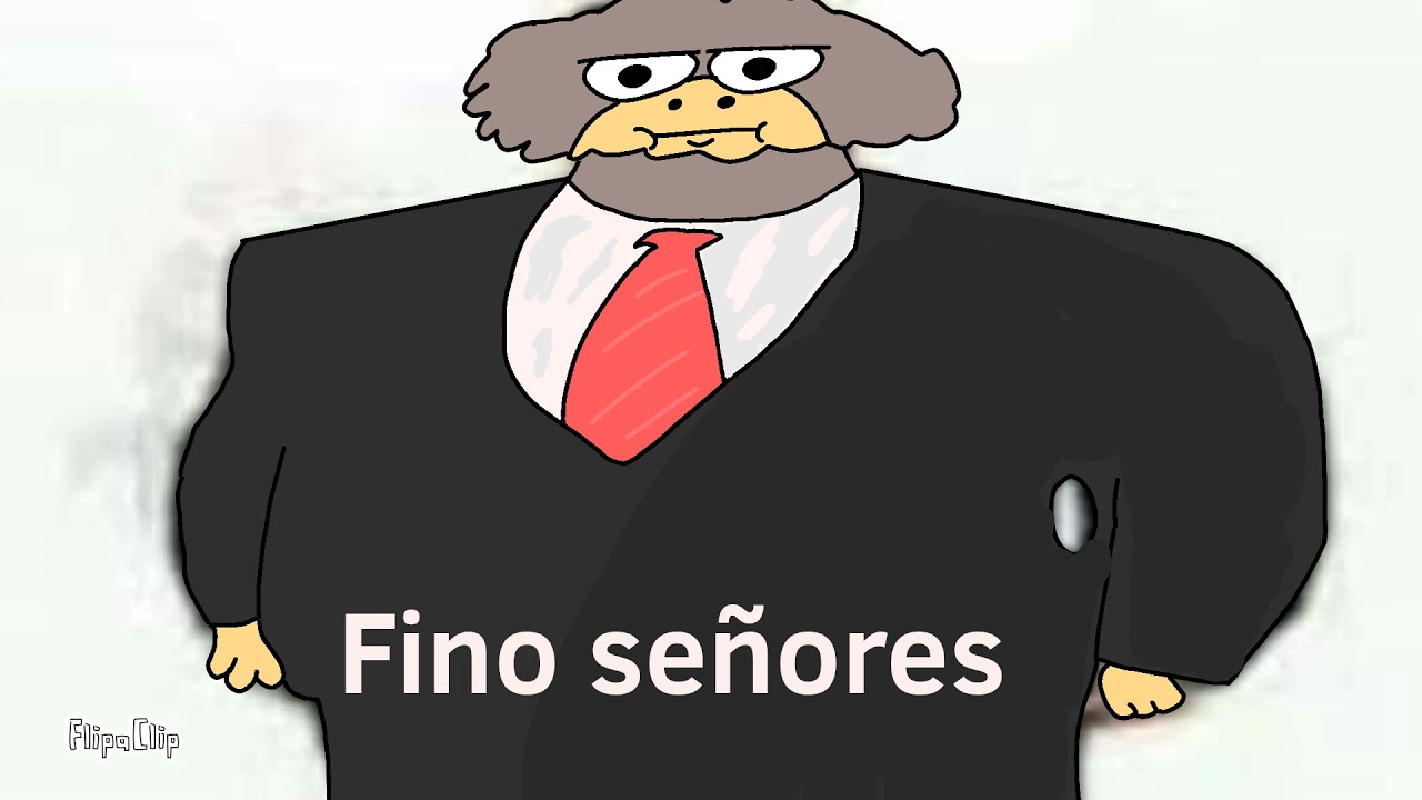FINO SEÑORES 🧐🍷(ANIMADO) - YouTube
