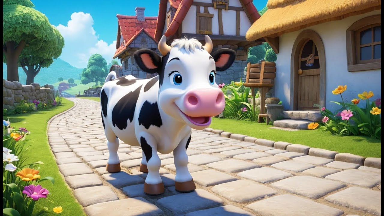 Baby Cow Goes Moo Moo Moo | Sweet Farmyard Tune for Little Ones | Fun ...