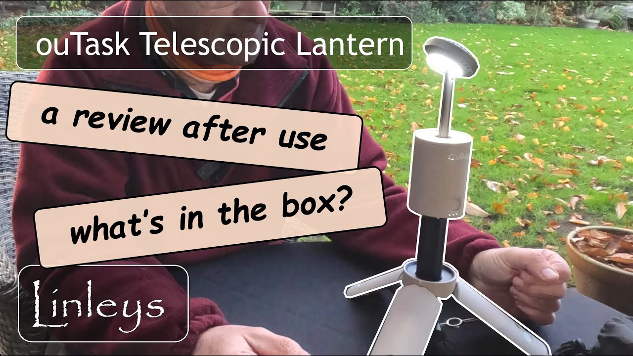 ouTask Telescopic Lantern Light • Portable battery lamp • Camping Light ...