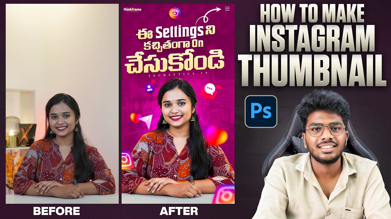 How To Make Instagram Thumbnail In Photoshop | Top Techniques ...