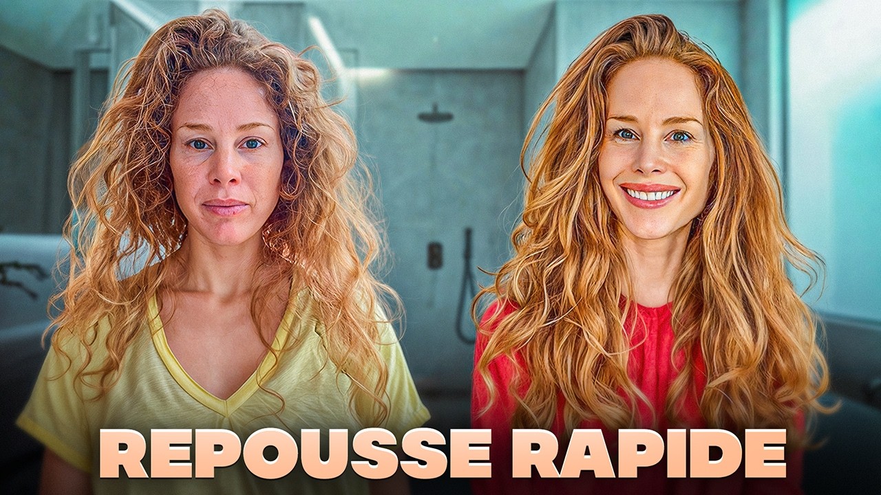 Routine capillaire minimaliste - Spécial repousse cheveux - YouTube