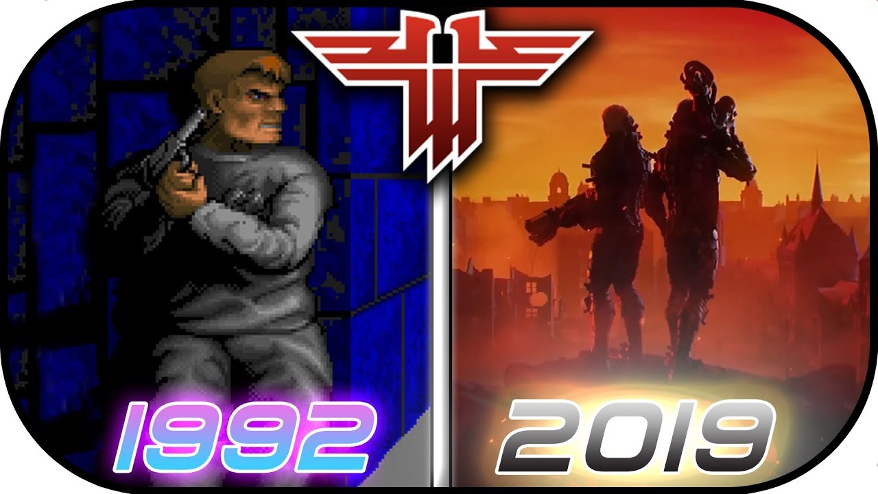 EVOLUTION of WOLFENSTEIN games (1981-2019) Wolfenstein Youngblood ...