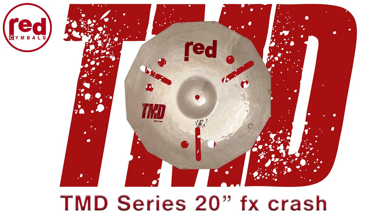 Red Cymbals TMD Series 20" fx Crash - YouTube