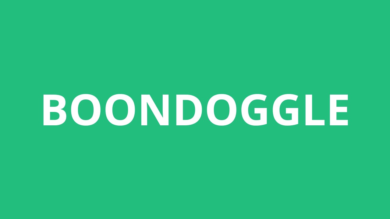How To Pronounce Boondoggle - Pronunciation Academy - YouTube
