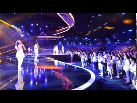 Thousands wear white at church service to defend family values - YouTube