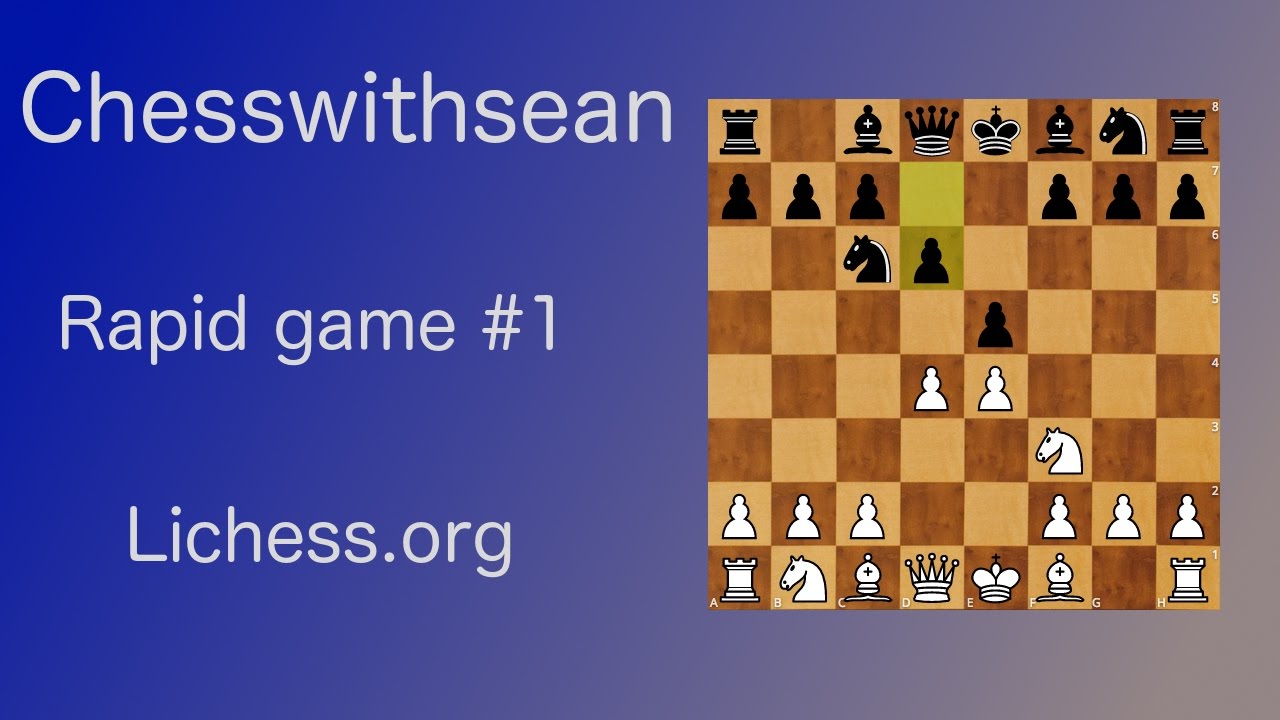 Rapid Chess Game #1 Scotch Game | Lichess.org - YouTube