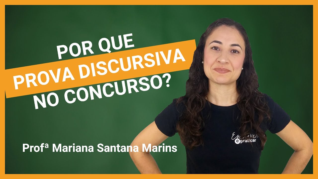 Prova discursiva para concurso, qual a sua importância? Escrever é ...