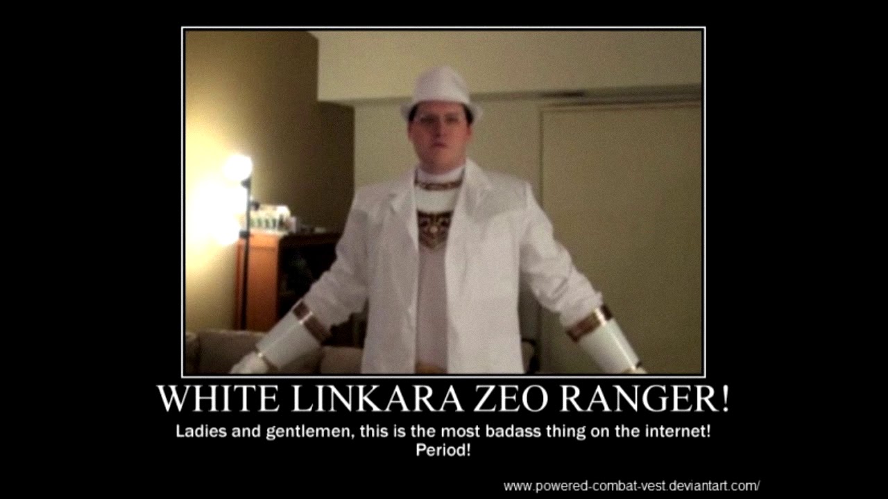 white linkara zeo ranger - YouTube