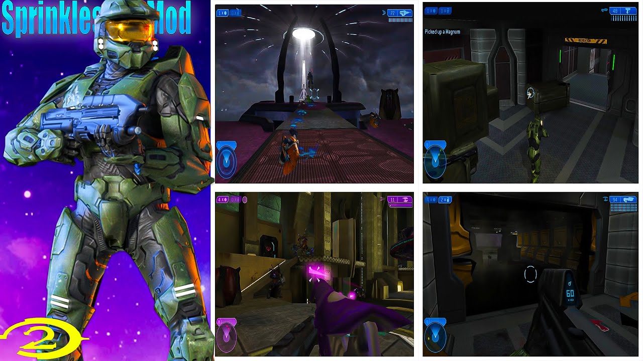 Halo 2 With Sprinkles Modded Full Game (No Commentary) - YouTube
