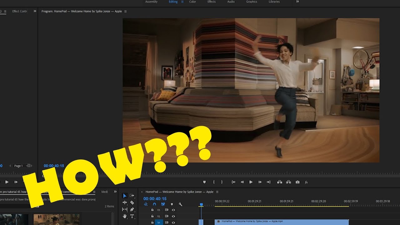 How the effect in Apple HomePod commercial was done - YouTube