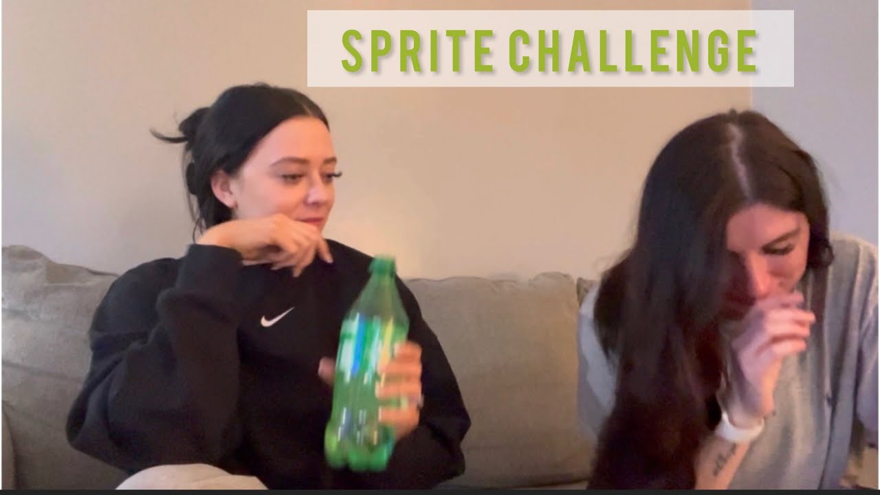 We Tried the Sprite Challenge.. 🥴 - YouTube