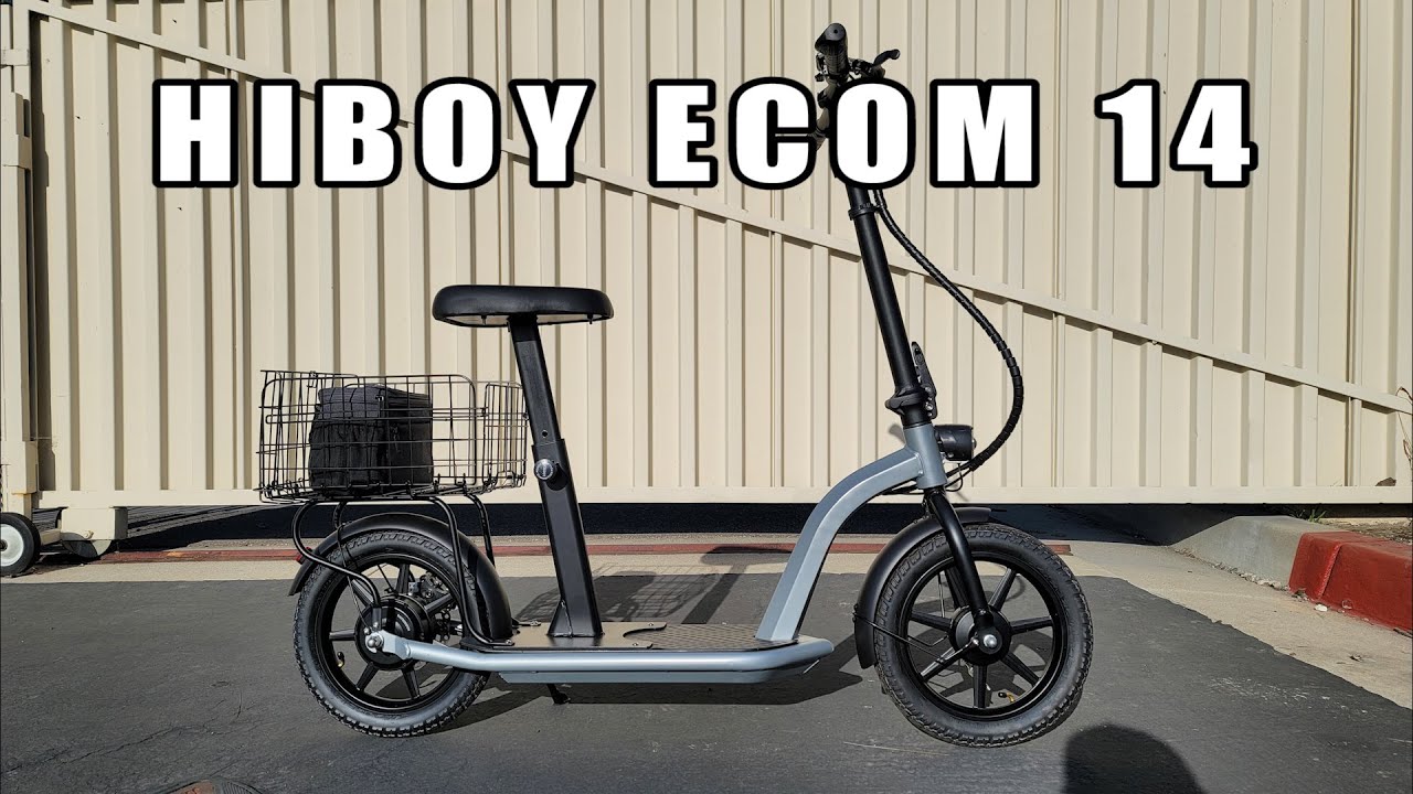 HIBOY ECOM 14 Commuter Electric Scooter Review 🛴 - YouTube