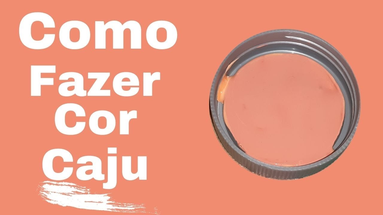 Como fazer a cor Caju - YouTube