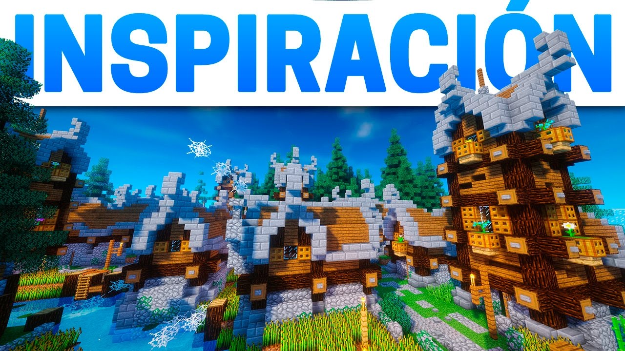 MINECRAFT: POBLADO CON ESTILO MEDIEVAL DESCARGA / INSPIRACIÓN - YouTube