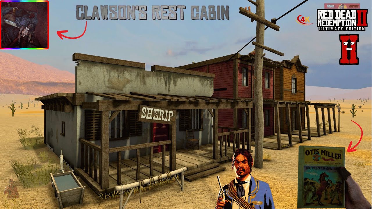map location rdr2 clawson's rest cabin red dead redemption 2 l6 - YouTube