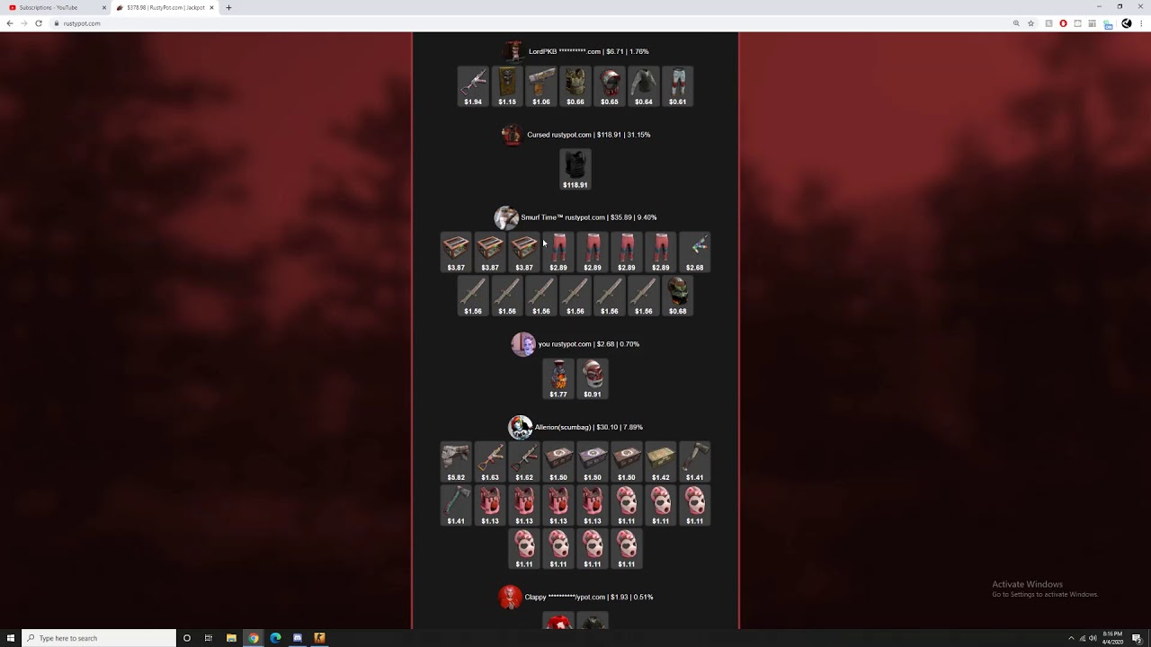 Crazy RustyPot jackpot win *INSANE LUCK* - YouTube