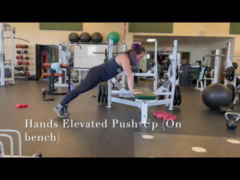 Hands Elevated Push-Up (Bench) - YouTube