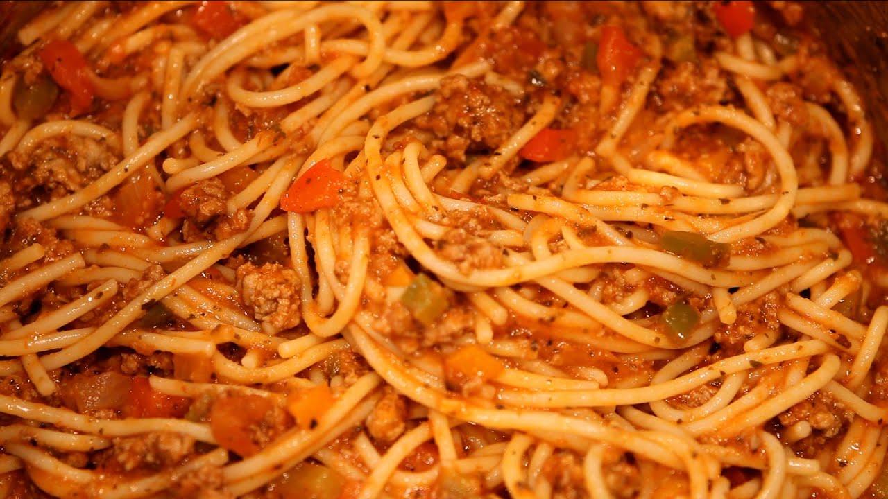 Instant Pot Spaghetti with Ground Turkey Recipe - YouTube