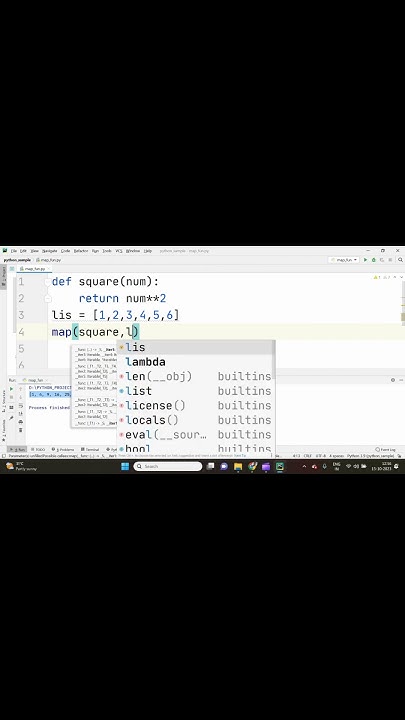 What Is Map Function In Python Map With Lambda Function In Python Python Interview Prep