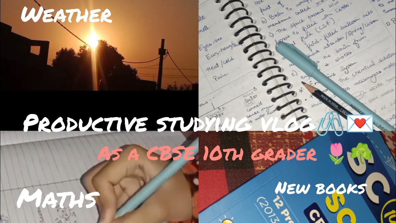 trying to be productive after school 🖇️💌 | as a CBSE 10th grader 🌷☘️ ...