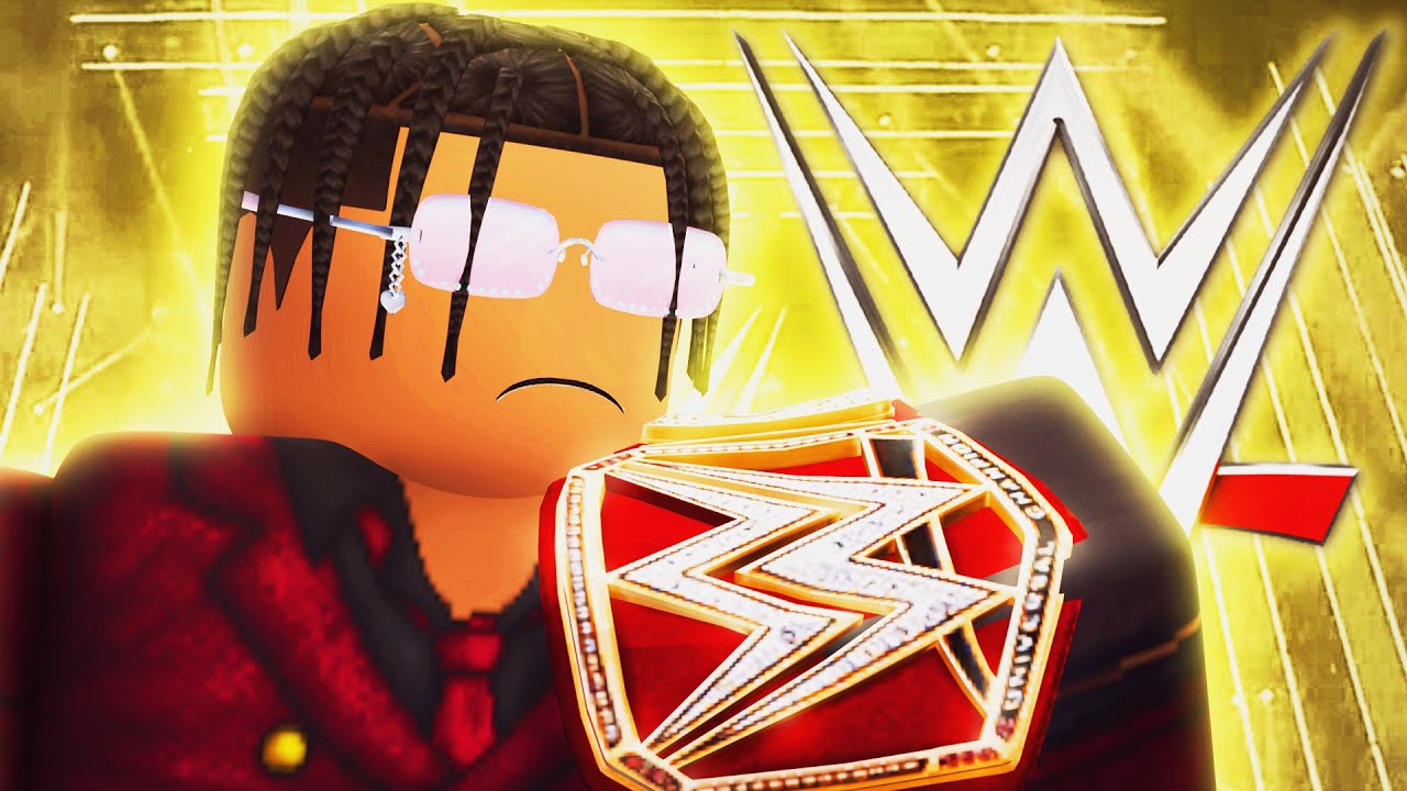 BECOMING the WWE CHAMPION in this NEW ROBLOX WWE GAME - YouTube
