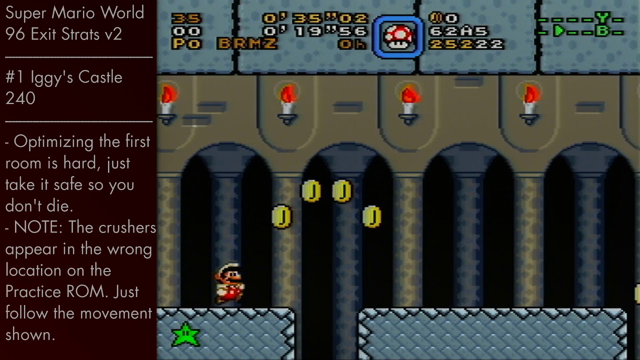 SMW - Iggy's Castle - 240 - YouTube