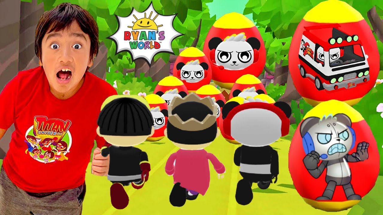 Tag with Ryan - Combo Panda vs Royal Ryan vs Super Spy Ryan Combo Egg ...