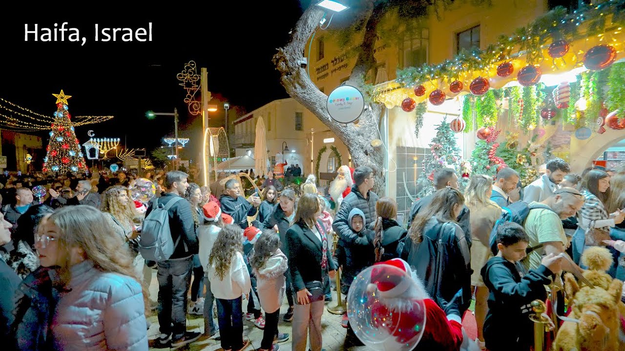 Israel’s Biggest Christmas Celebration! Over 100,000 Visitors in Haifa ...