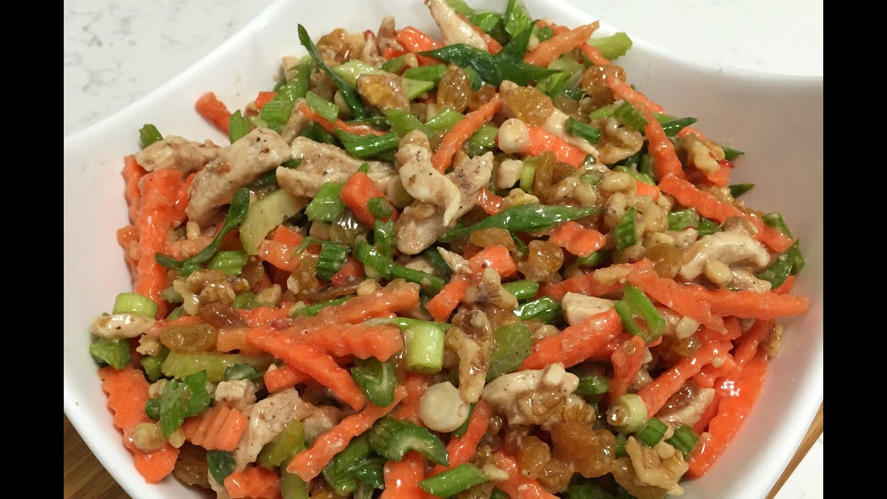 The most delicious Sweet Chilli Chicken Salad! - YouTube