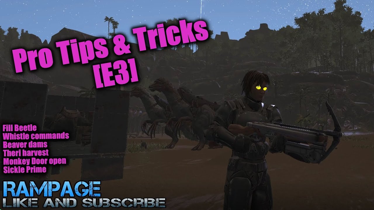Pro Tips and Tricks (E3) Ark Survival Evolved (How to) - YouTube
