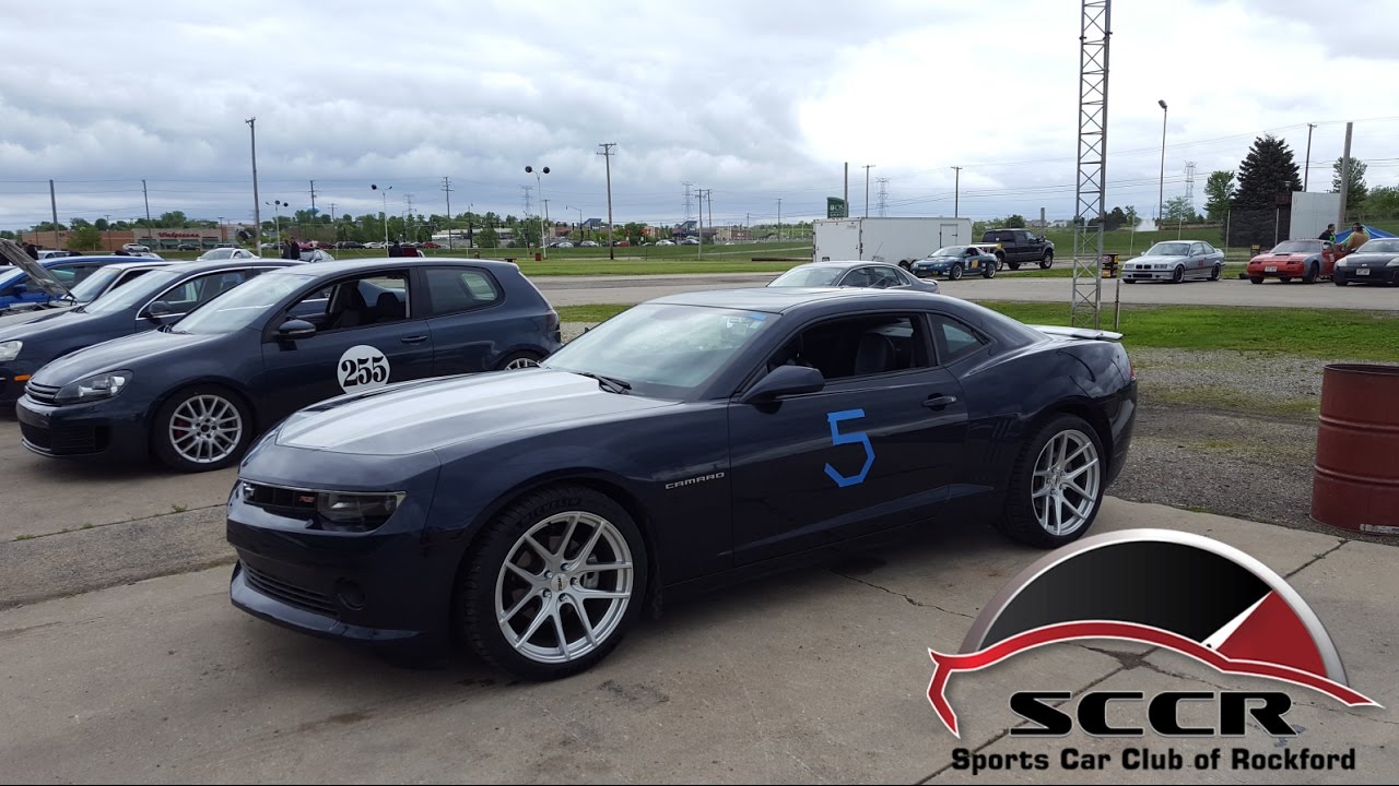 2015 Camaro 2LT, SCCR 2017 Autocross, Run 6 - YouTube