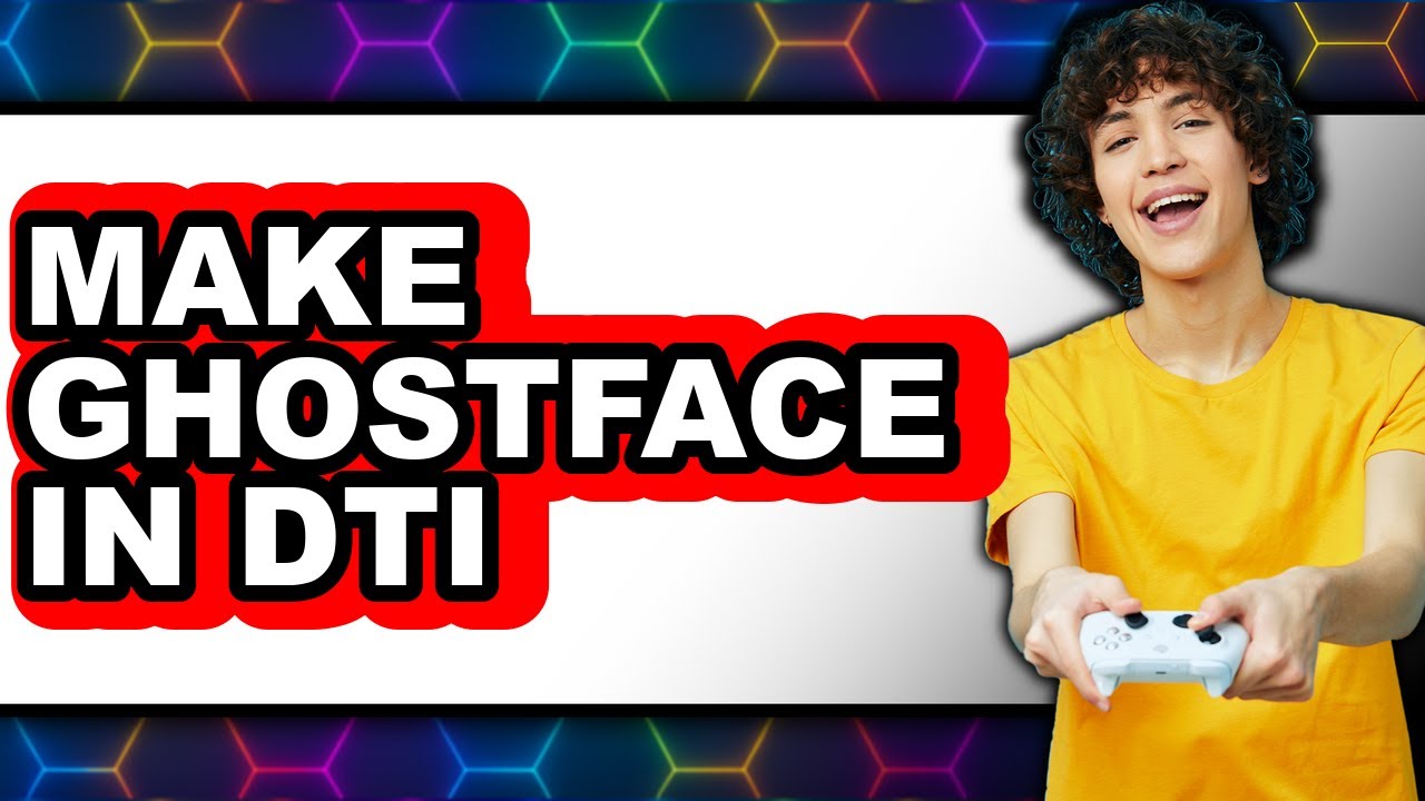 How to Make Ghostface in DTI - Full Guide - YouTube