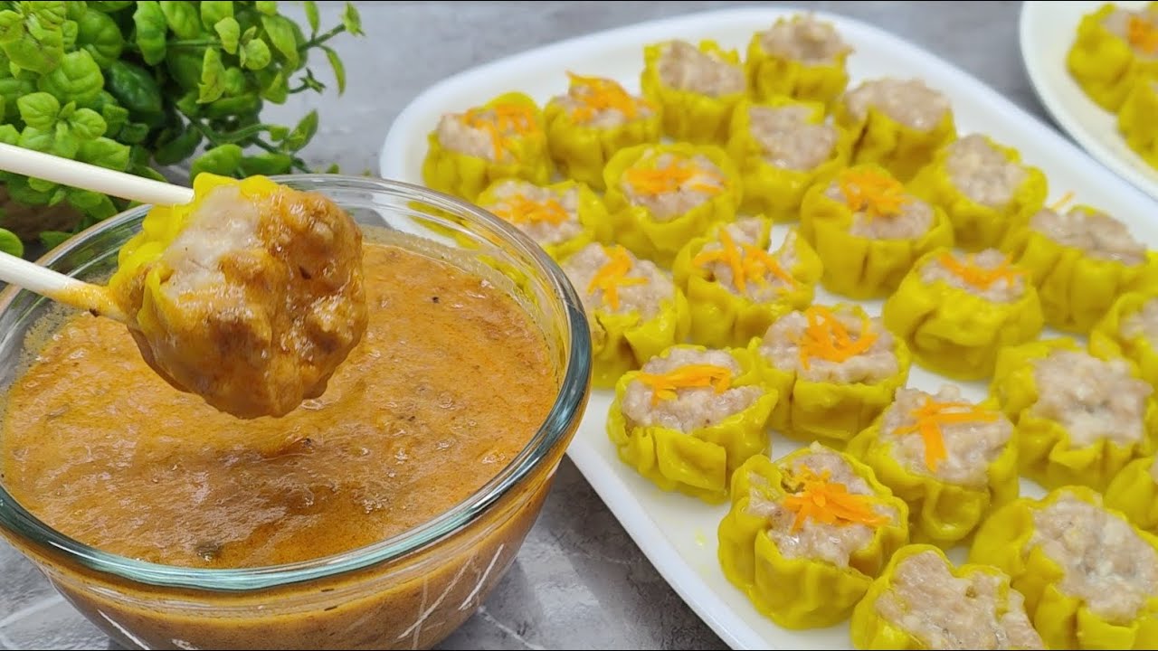 DIMSUM SAUS CREAMY BOLOGNESE VIRAL ! COBAIN YA ENAK TAU DIMSUM ALA ...