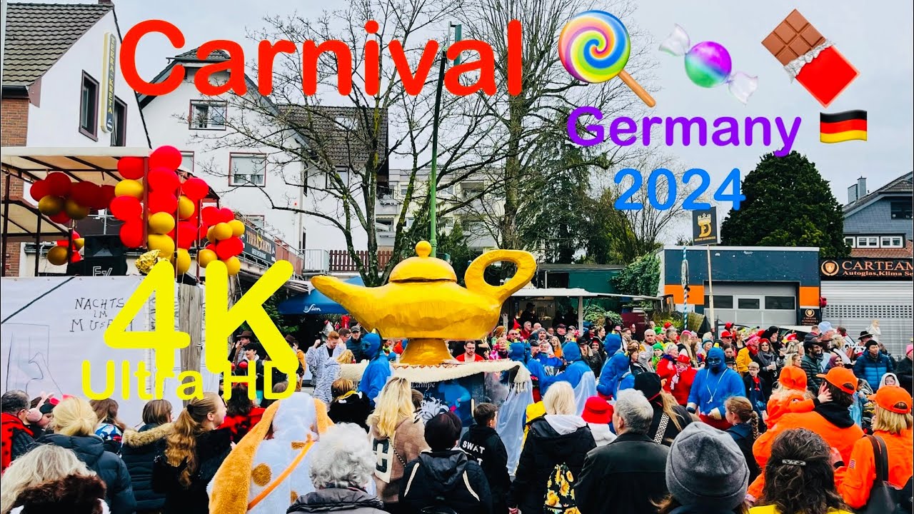Germany 🇩🇪 | carnival | Fasching | candy | festival | parade | 2024 ...