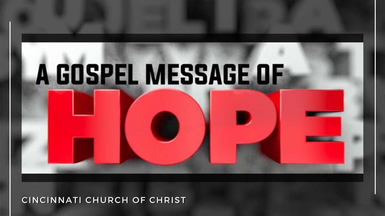 May 3, 2020 - A Gospel Message of Hope - by Sean Kirklin - YouTube