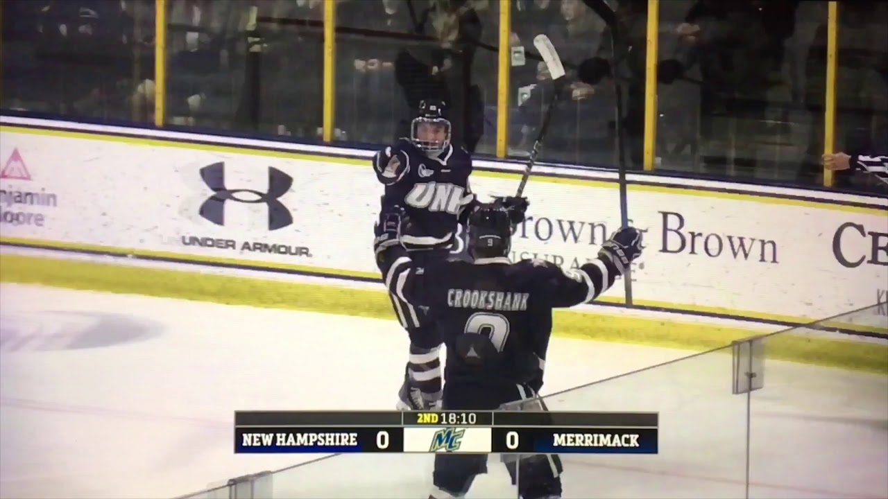 Benton Maass UNH #28 - December Highlights - YouTube