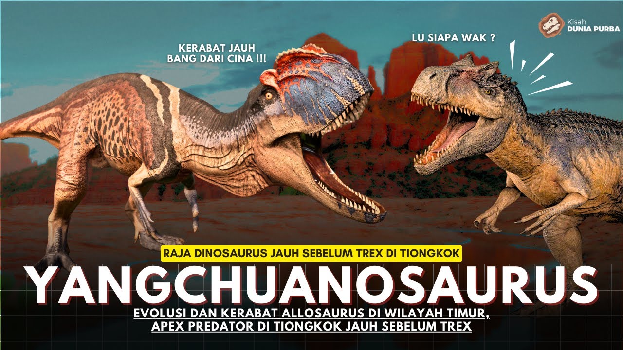 Raja Dinosaurus Sebelum Trex dari China ?!!, Yangchuanosaurus Apex ...
