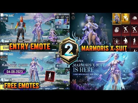 BGMI & PUBG MARMORIS ULTIMATE X-SUIT LEAKS | MARMORIS ENTRY EMOTE ...