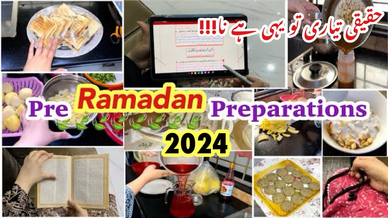 Pre Ramadan Preparations|Ramadan Preps|Meal&Soul Preparations In ...