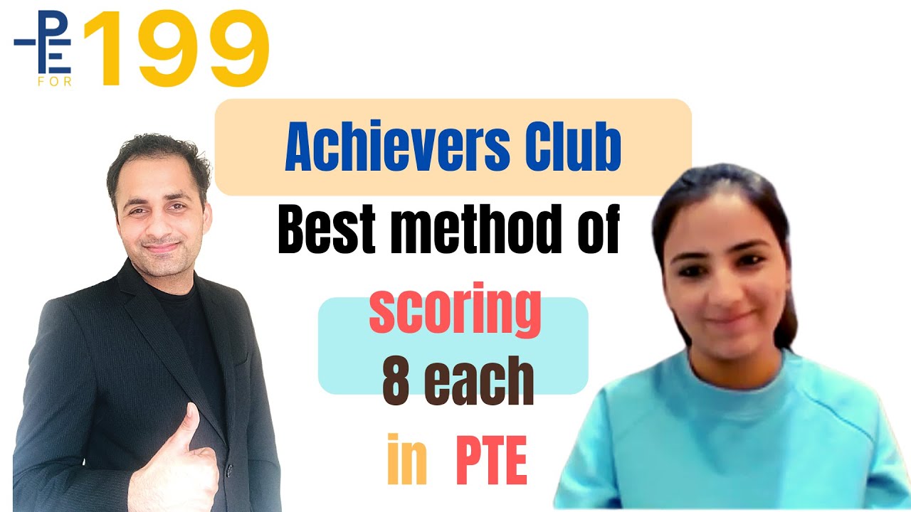 Best method of scoring 8 each in PTE | PTE Success | PTE Tips and ...