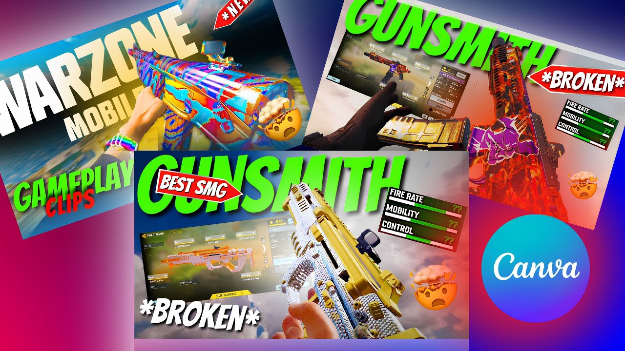 How to make COD Thumbnail using CANVA | Timelaspe - YouTube