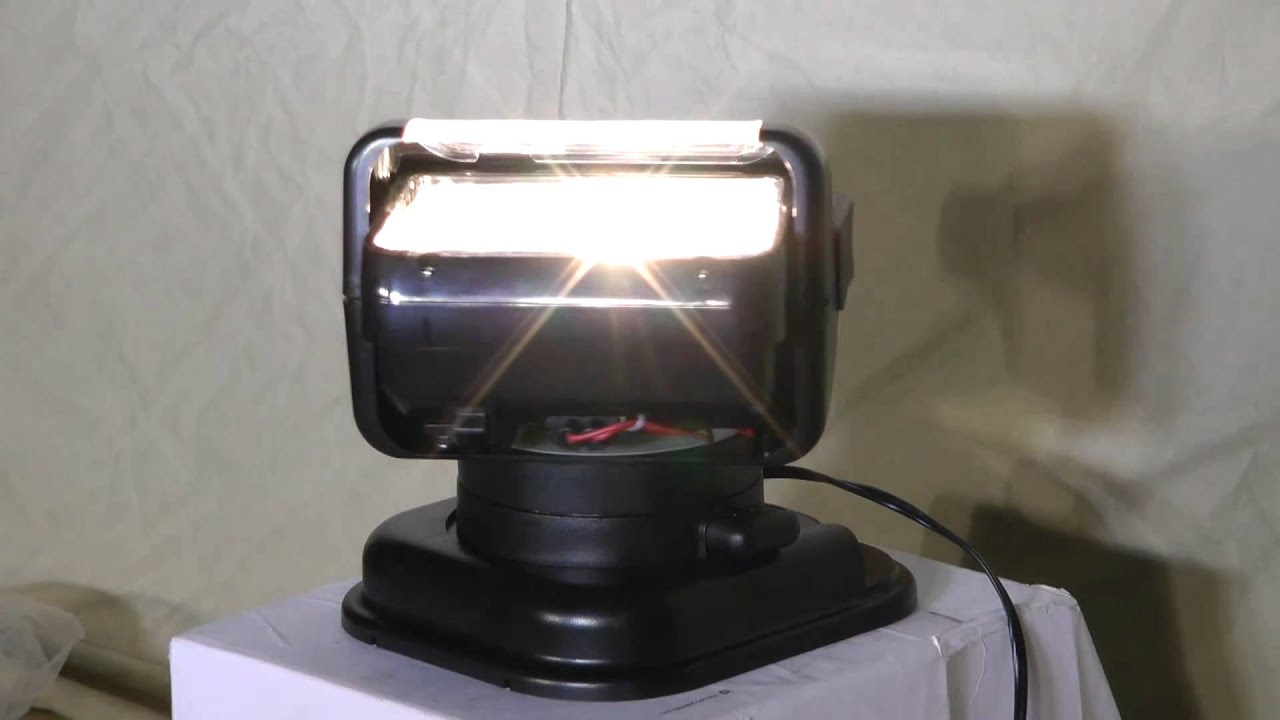 Golight Radioray Spotlight - Remote Control Searchlight - 750' Spot ...