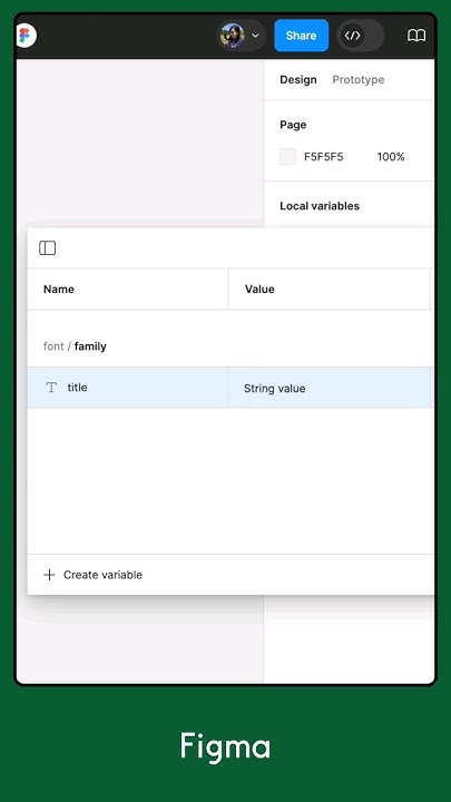 Quick tip for creating string variables for typography in #figma #tips #shorts - YouTube