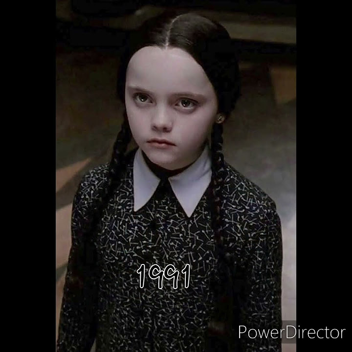 Evolution of Wednesday Addams then and Now - YouTube