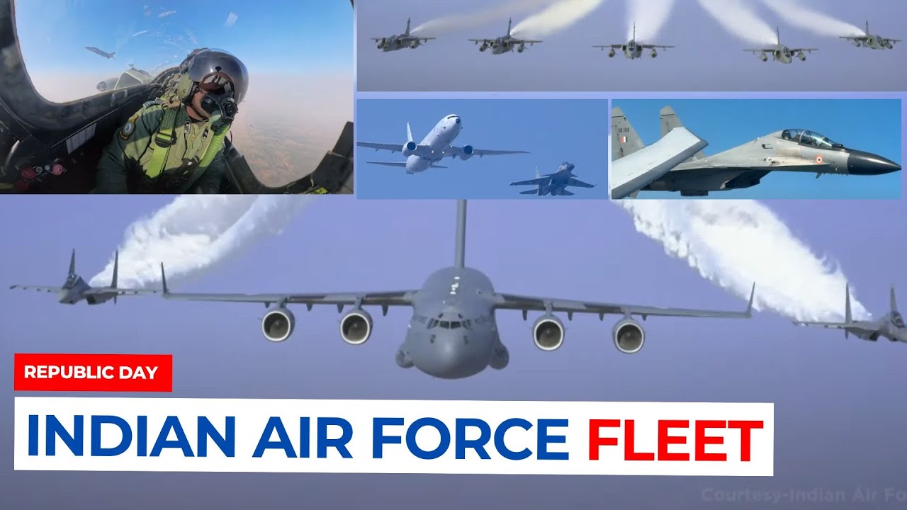 India Stuns with Air Force Power and Active Fleet Display at 26th Jan ...