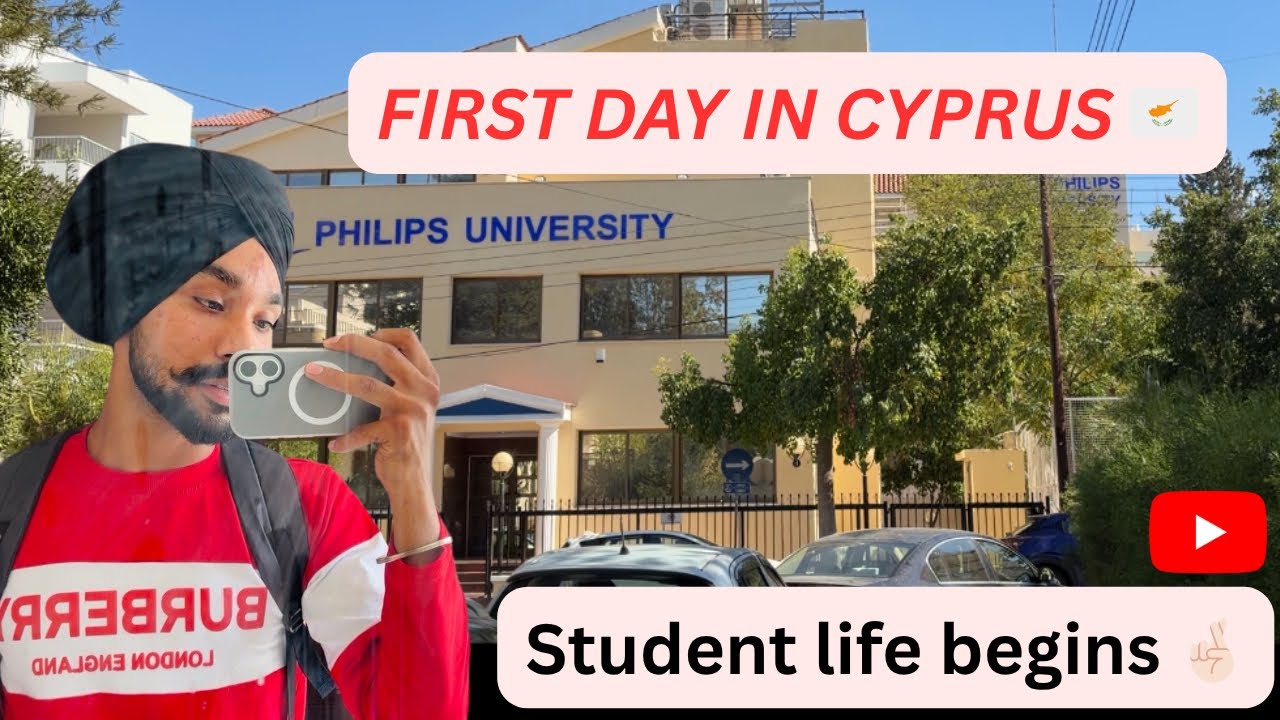 Student Life in Cyprus Begins! 🇨🇾 Exploring Nicosia & Philips ...
