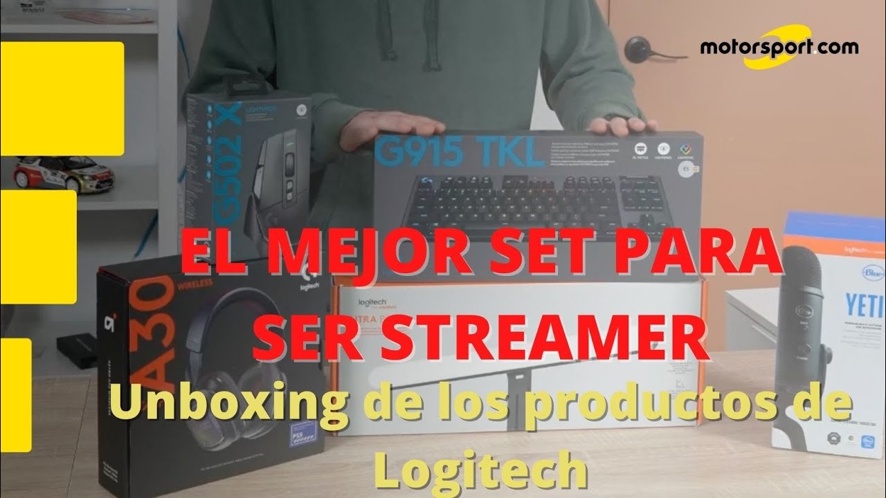 Así Es Un Setup De Productos Para Ser Streamer Unboxing Del Material