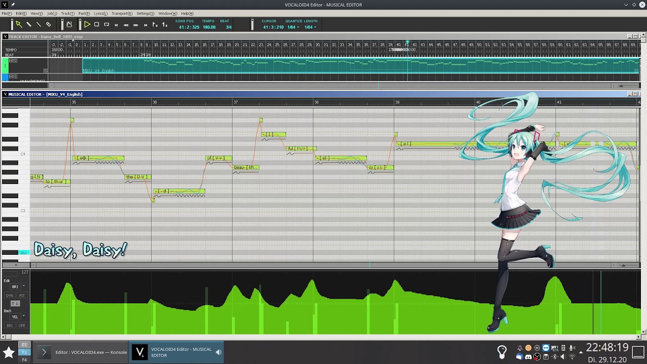 【Hatsune Miku V4x】Daisy Bell【VOCALOIDカバー】 - YouTube