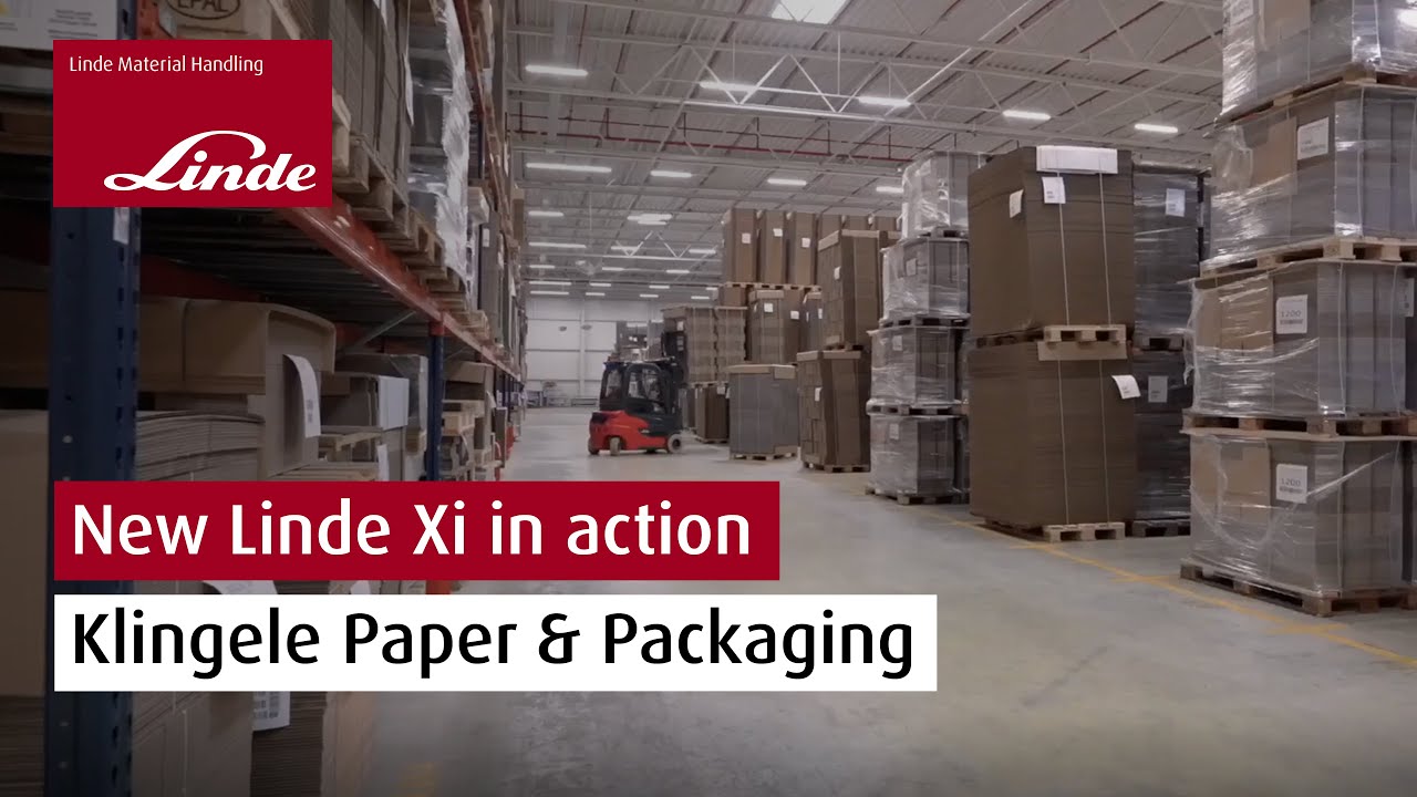 Klingele Paper & Packaging: Top performance with the Linde Xi20 P - YouTube